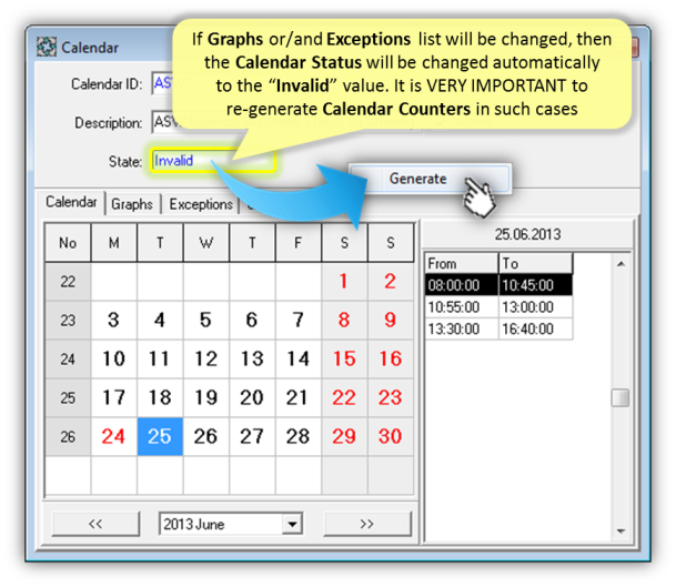 ProdMaster | How to generate Calendar Counters